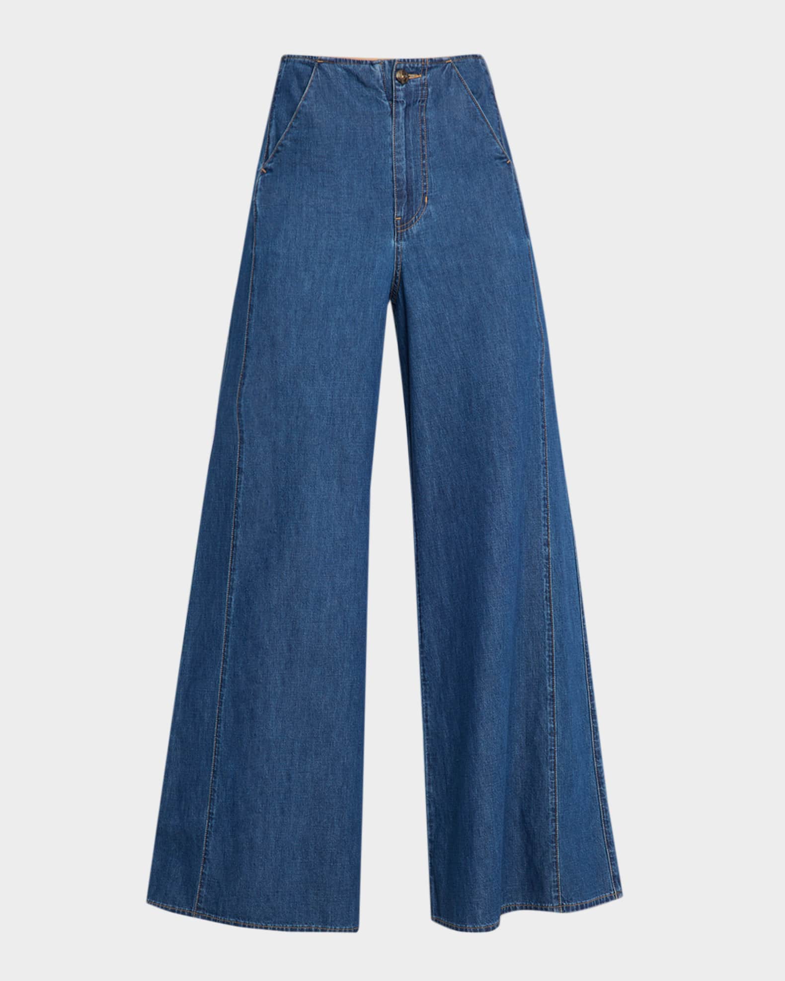 Veronica Beard Digby Denim Pants | Neiman Marcus