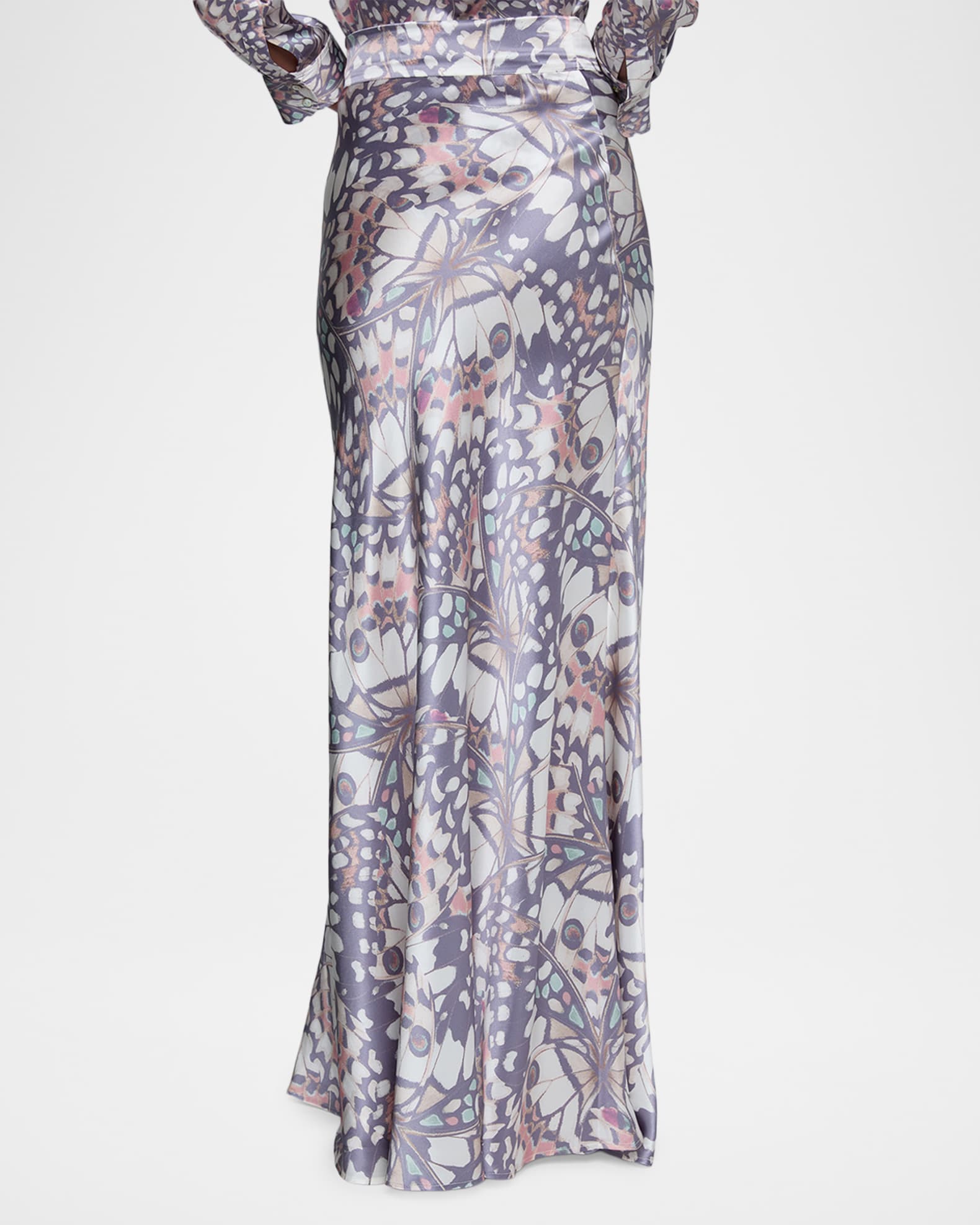 L'Agence Ryker Silk Bias-Cut Skirt | Neiman Marcus