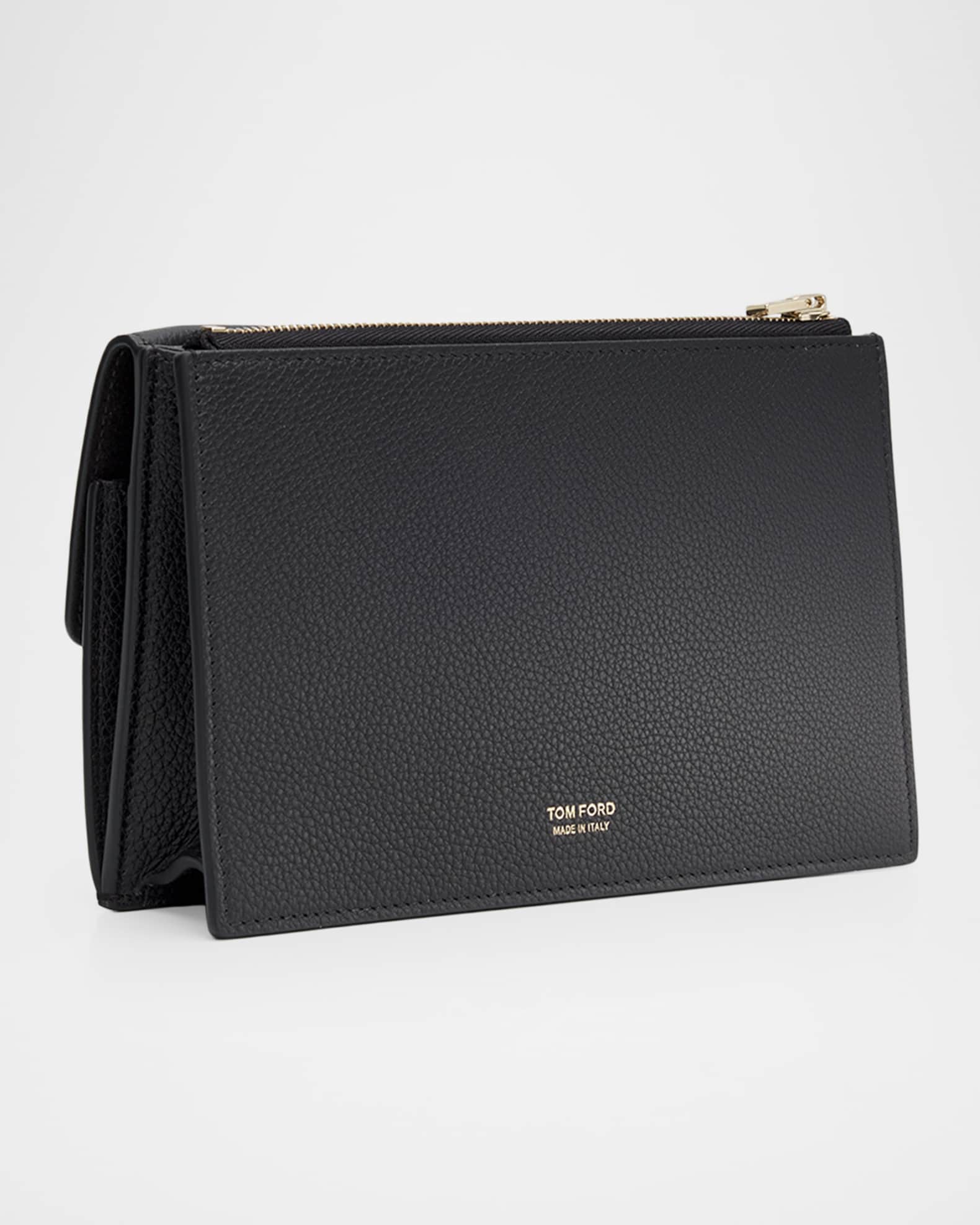 TOM FORD Kara Mini Leather Hanging T Crossbody Bag | Neiman Marcus