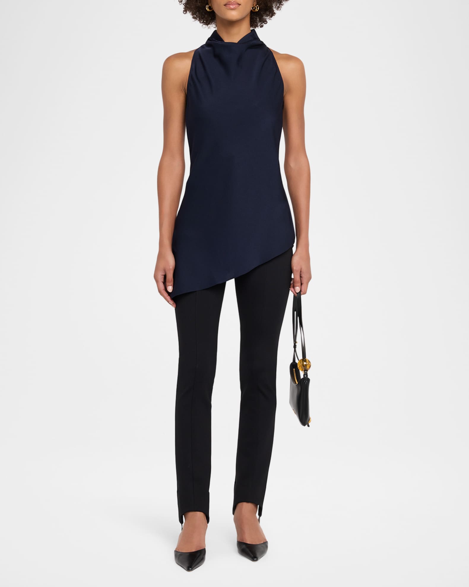 Veronica Beard Radford Asymmetric Tunic Top | Neiman Marcus