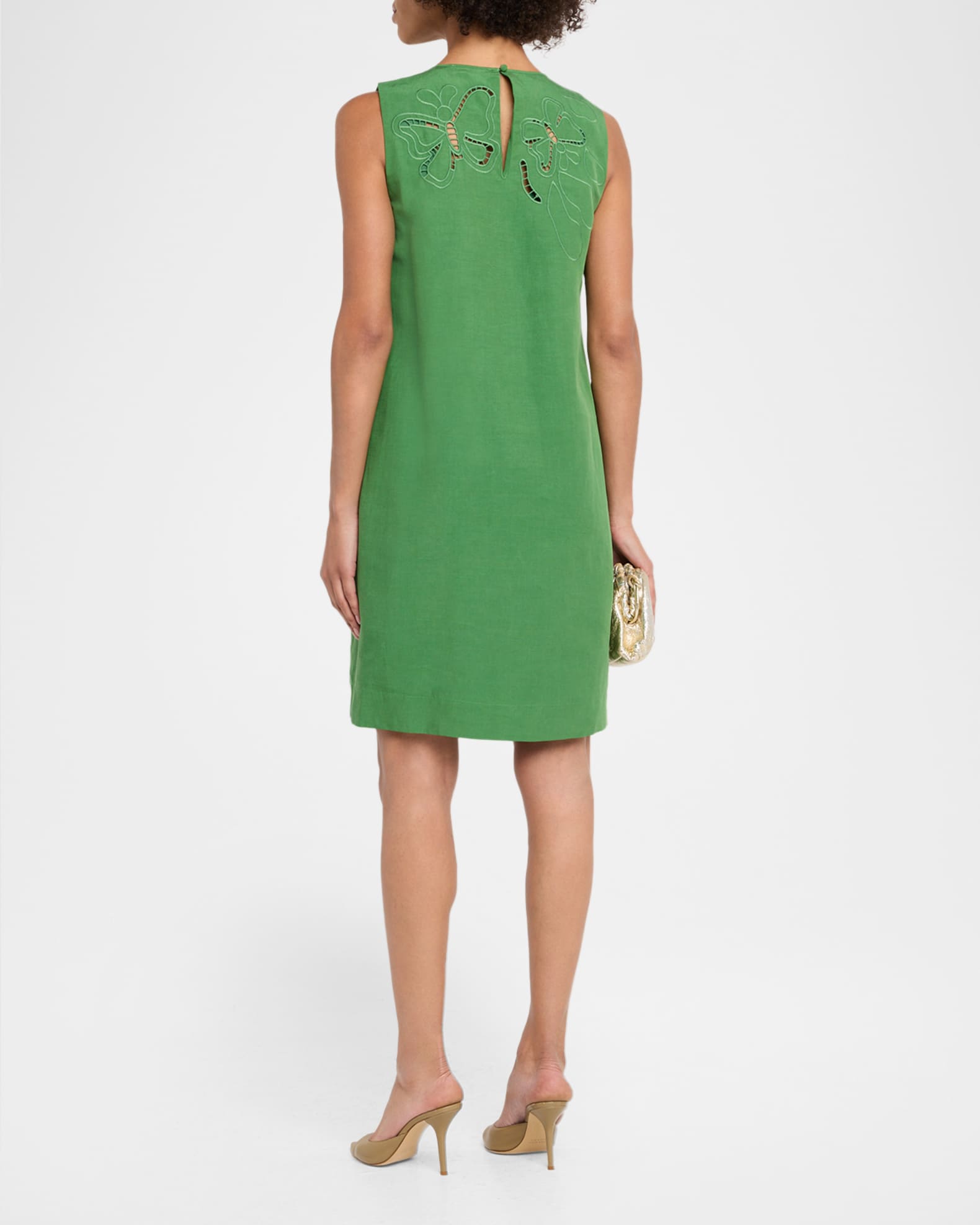 Elie Tahari The Isabella Butterfly Embroidered Dress | Neiman Marcus