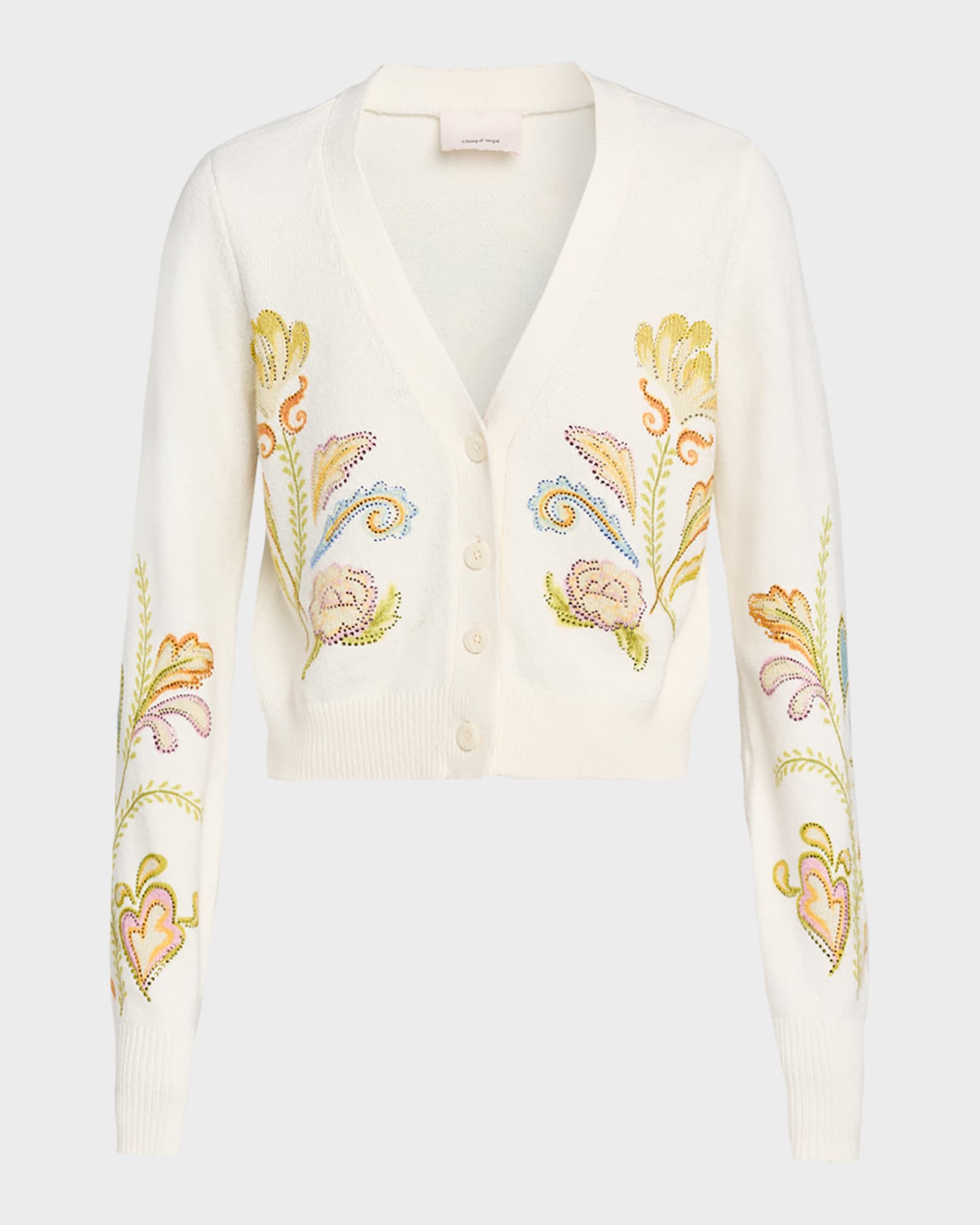 Cinq a Sept Nikko Embroidered Cardigan | Neiman Marcus