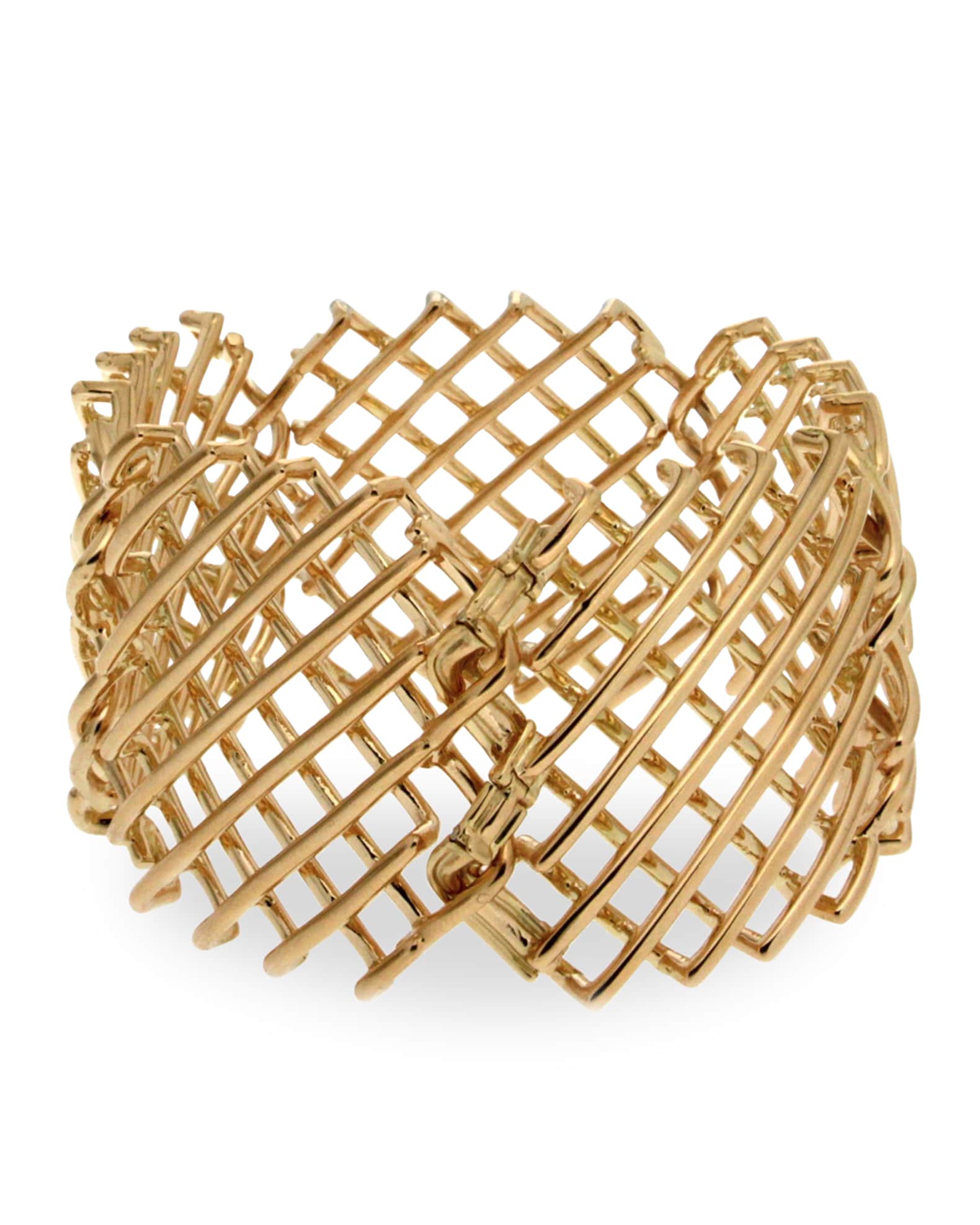 Valentin Magro 18k Yellow Gold Mesh Net Bracelet | Neiman Marcus Valentin Magro 18k Yellow Gold Mesh Net Bracelet | Neiman Marcus