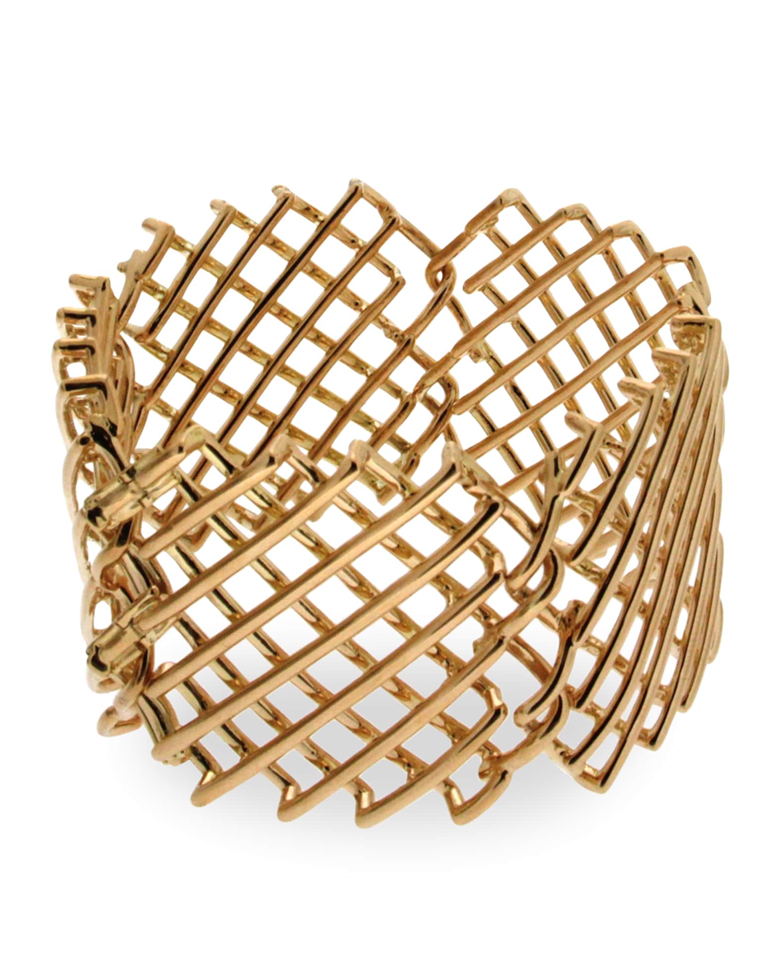 Valentin Magro 18k Yellow Gold Mesh Net Bracelet | Neiman Marcus