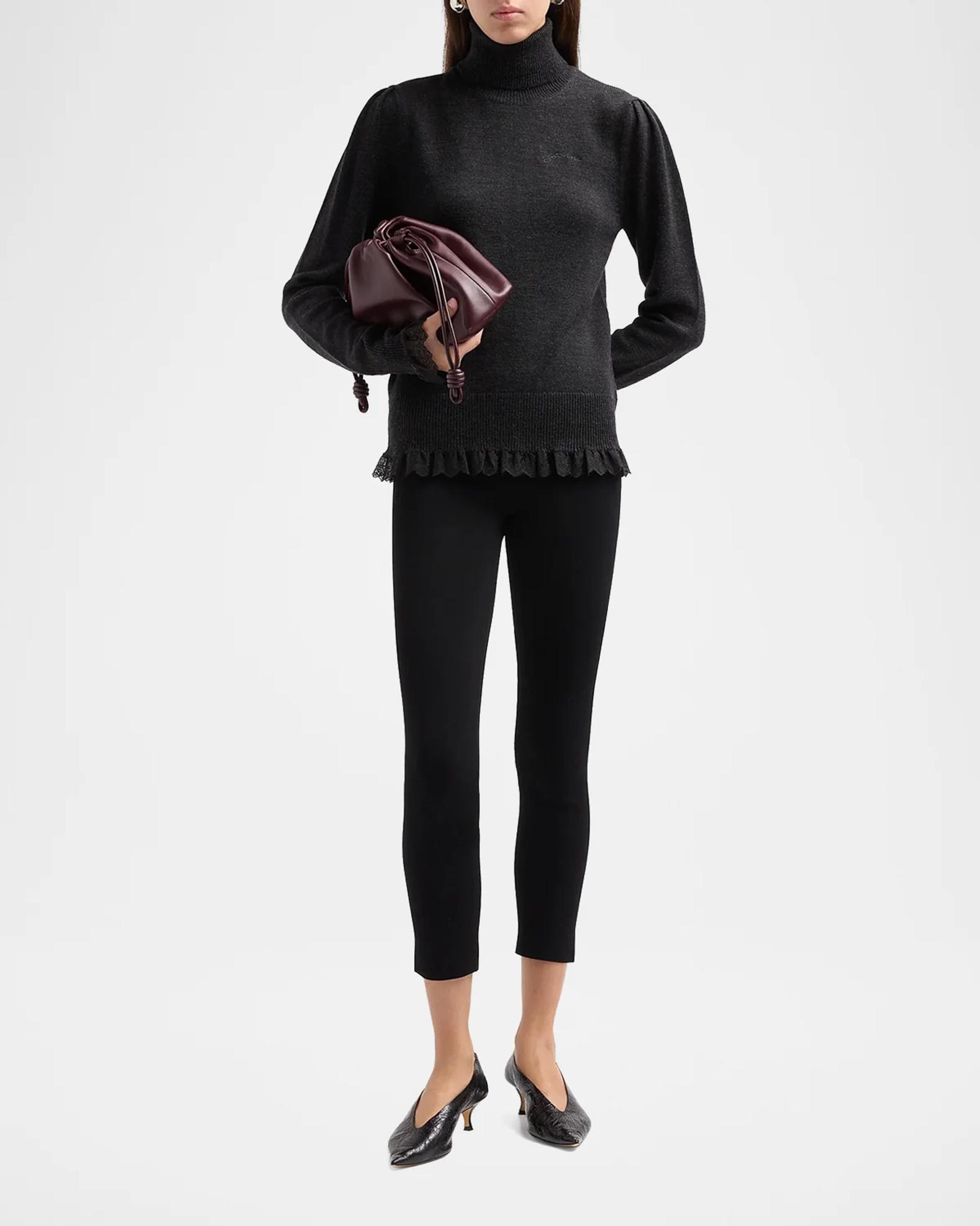 Ganni Merino Wool Turtleneck Sweater | Neiman Marcus