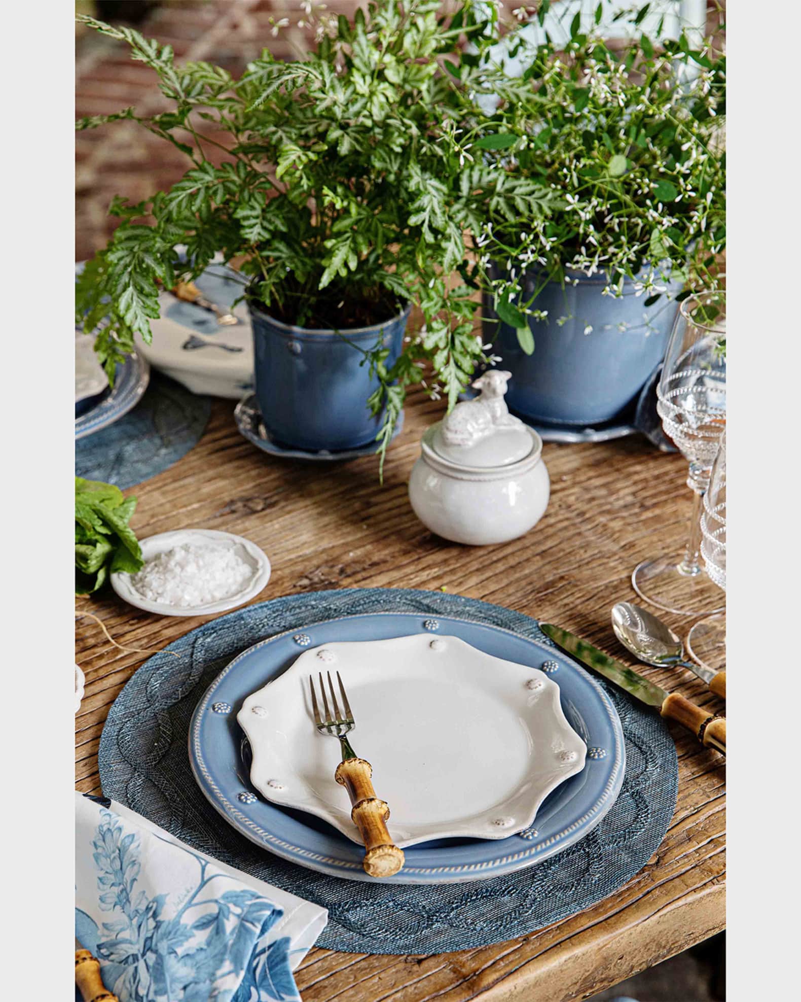 Juliska Berry & Thread Scalloped Dessert/Salad Plate - Whitewash ...