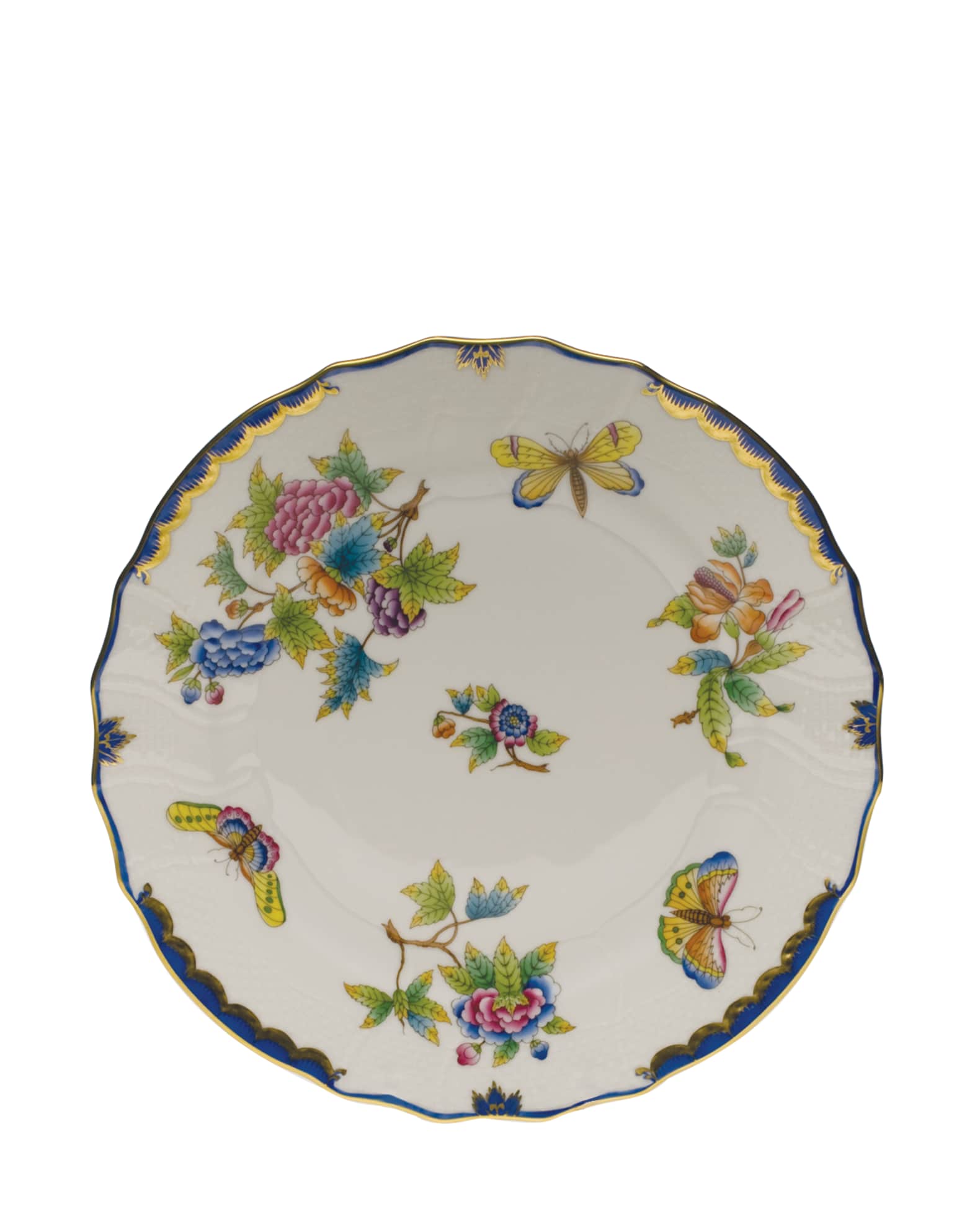 Herend Queen Victoria Blue Dinner Plate | Neiman Marcus