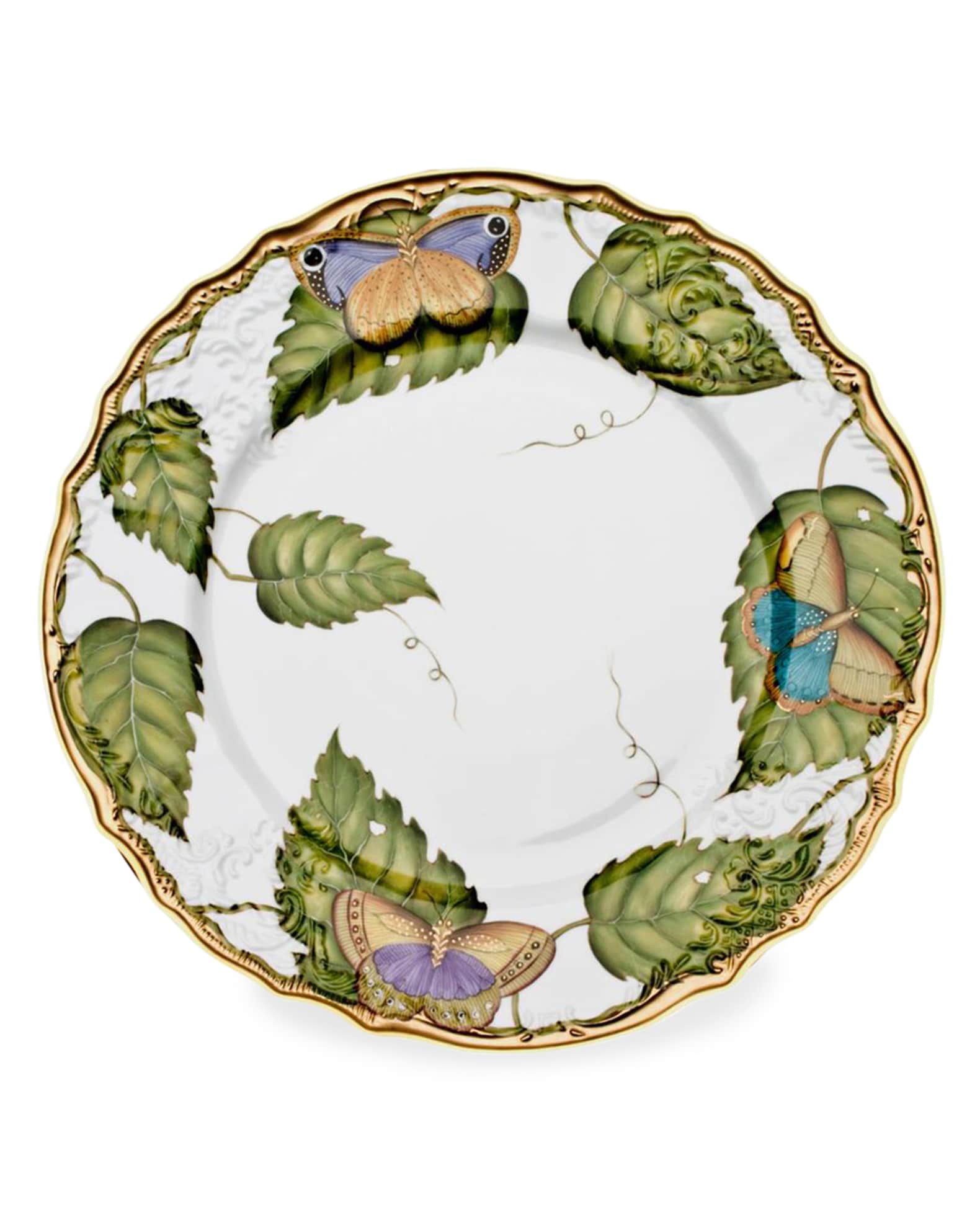 Anna Weatherley Exotic Butterflies Dinner Plate | Neiman Marcus