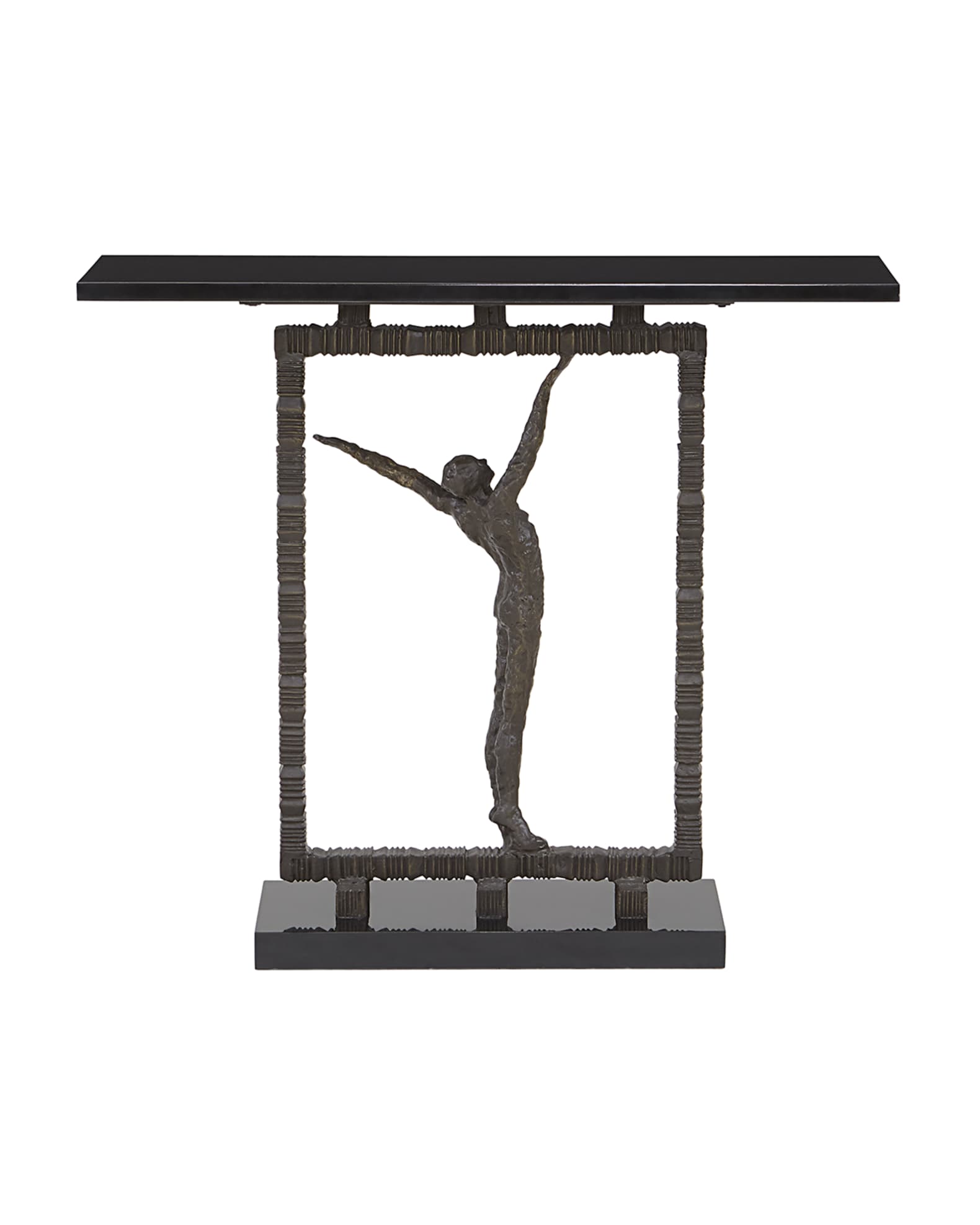 Global Views Bronze Statuesque Console Table | Neiman Marcus