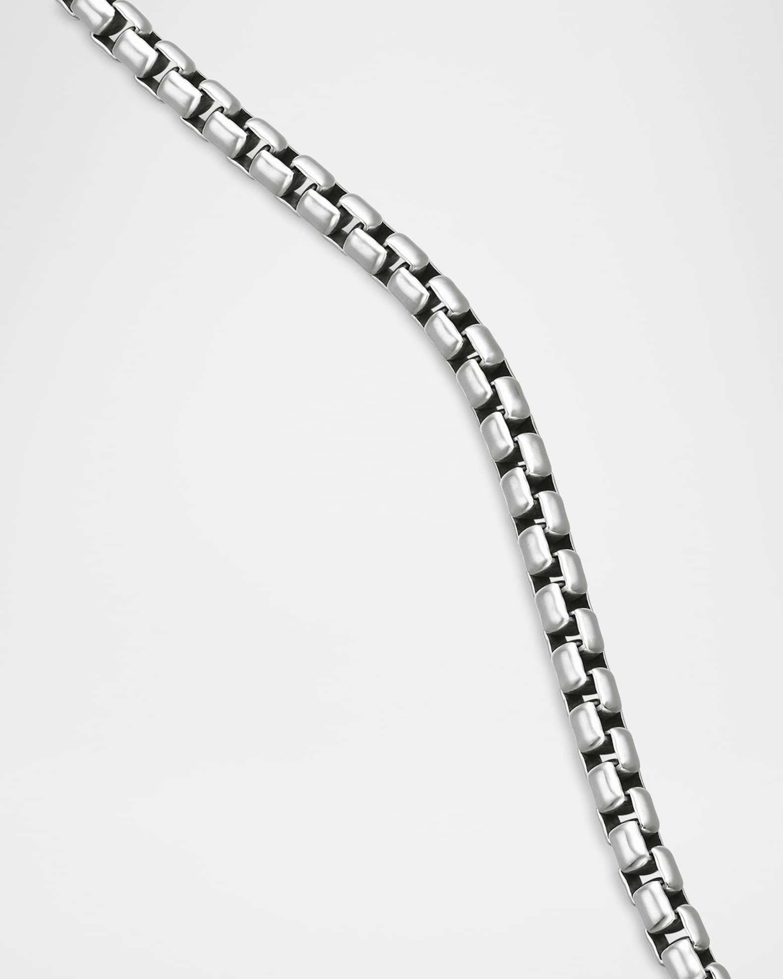 David Yurman Men's Box Chain Necklace in Silver, 5.2mm, 20"L | Neiman ...
