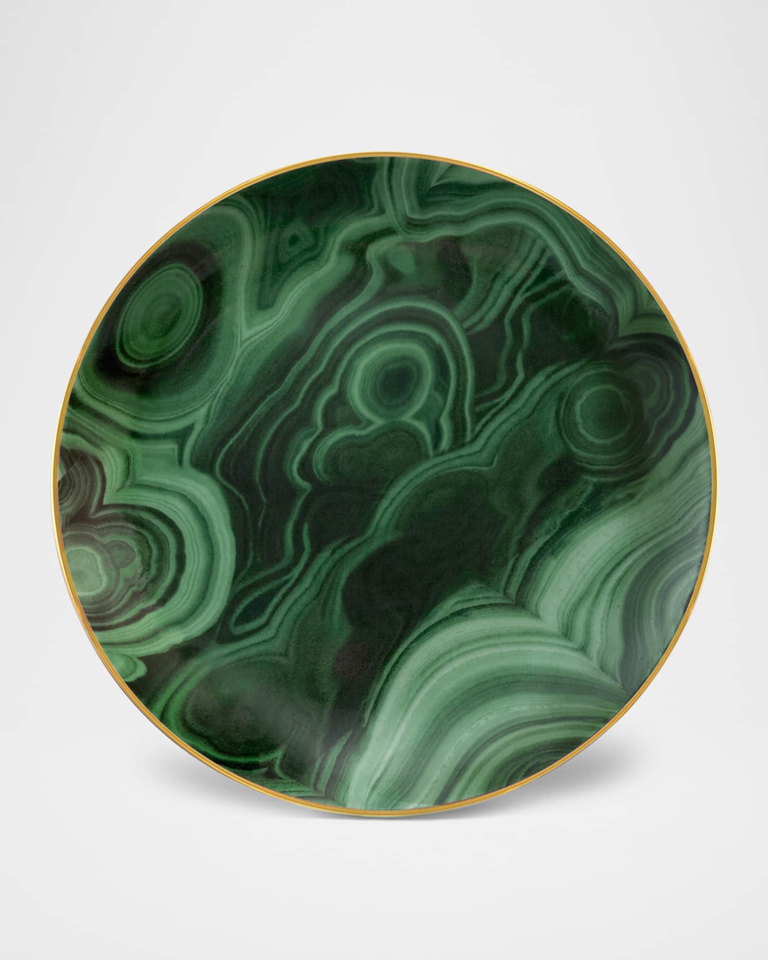 L'Objet Malachite Canape Plates, Set of 4 | Neiman Marcus