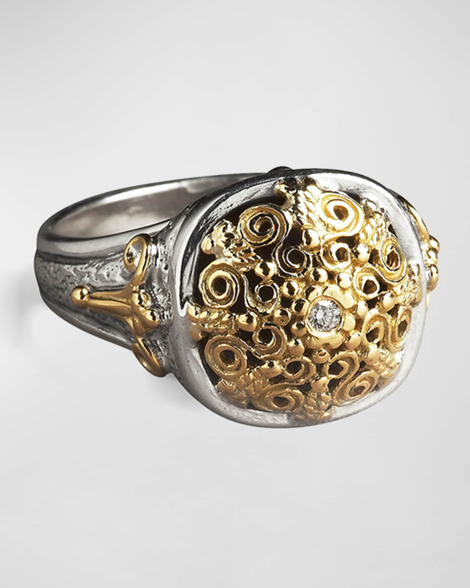 Konstantino Ornate Diamond Ring | Neiman Marcus